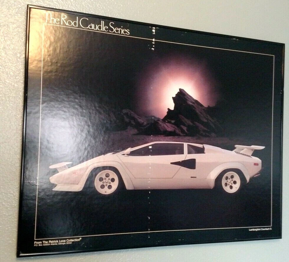 Lamborghini Countach Poster