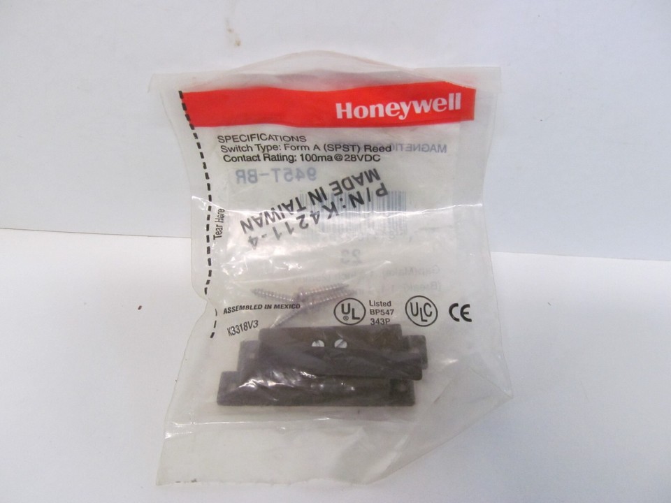 ADEMCO HONEYWELL 945T-BR Magnetic Contact | Door Alarm | Wired | Brown ...