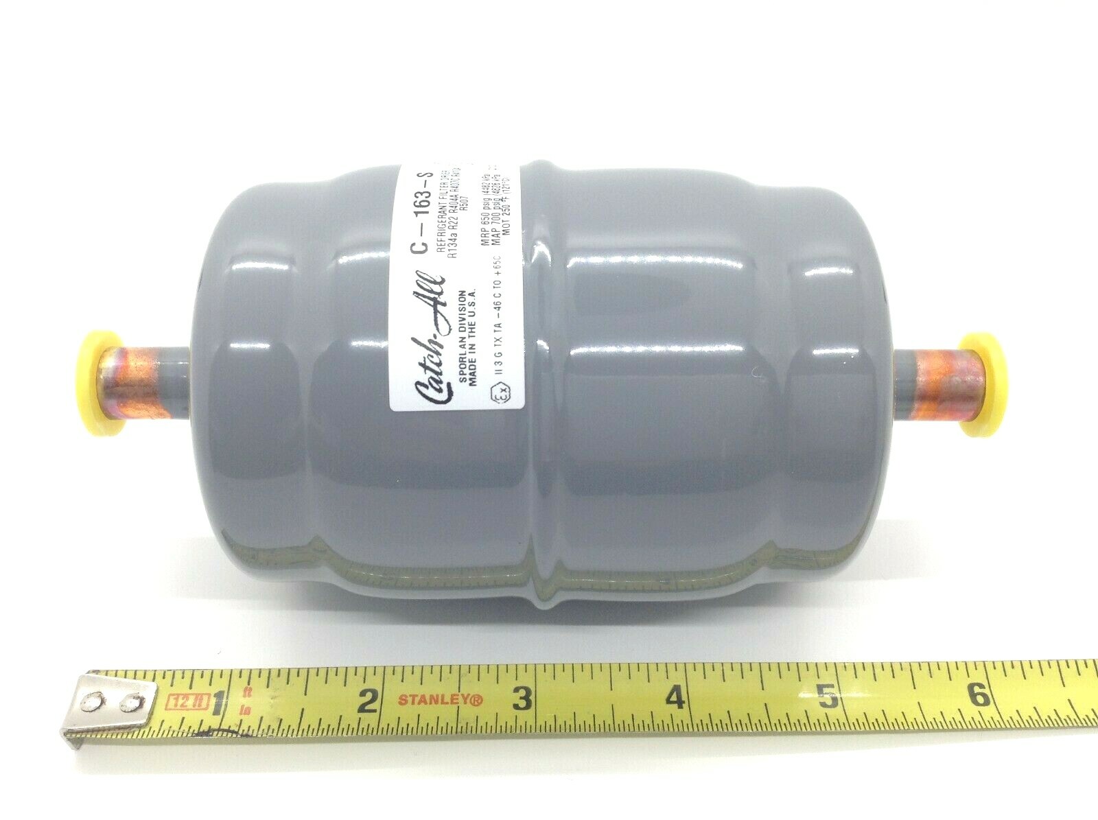 Sporlan 401021 - C-163-S 3/8" ODF Liquid Line Filter Drier C163S Catch ...