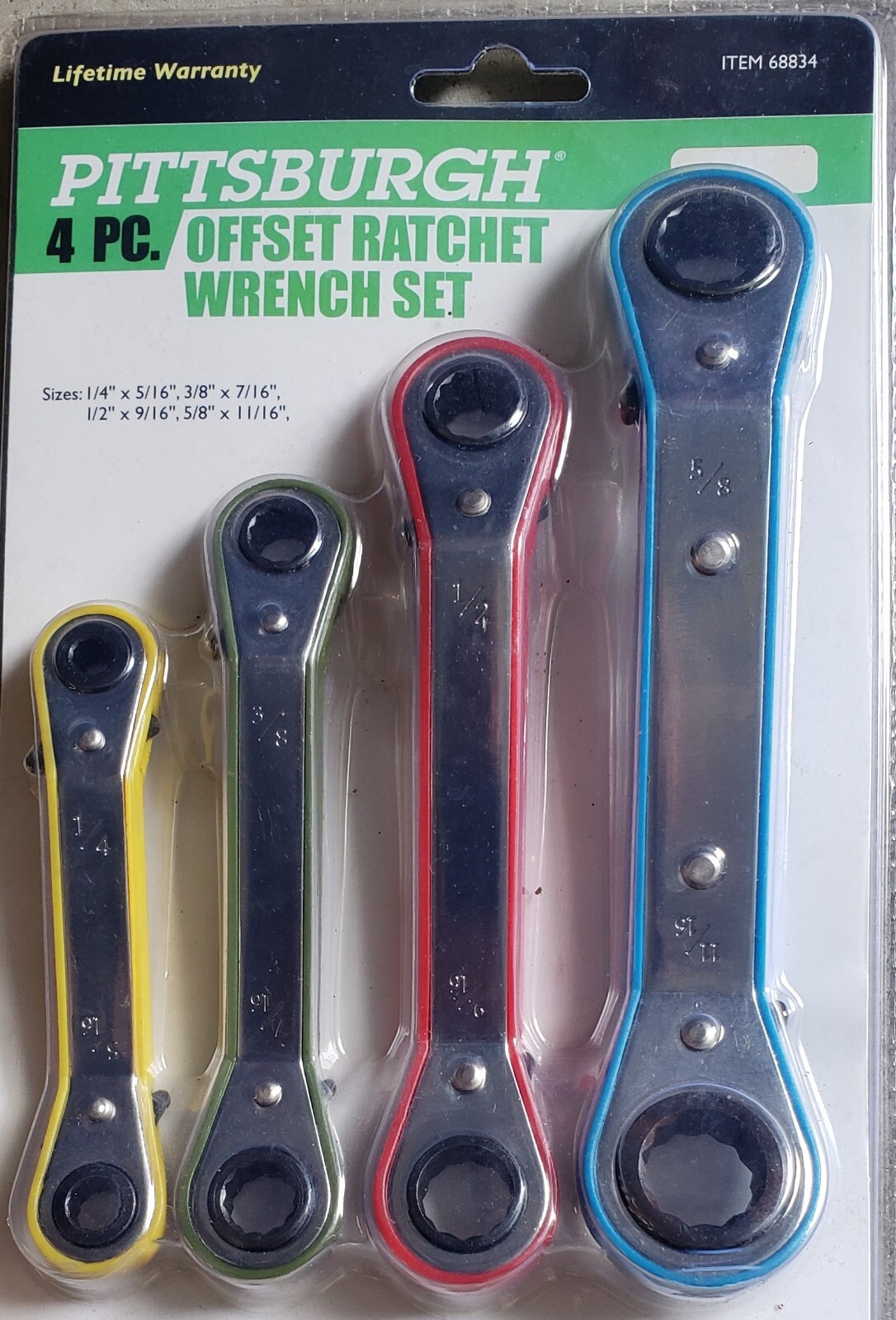 Pittsburgh Offset Ratchet Wrench Set SAE 4-pc. for sale online | eBay