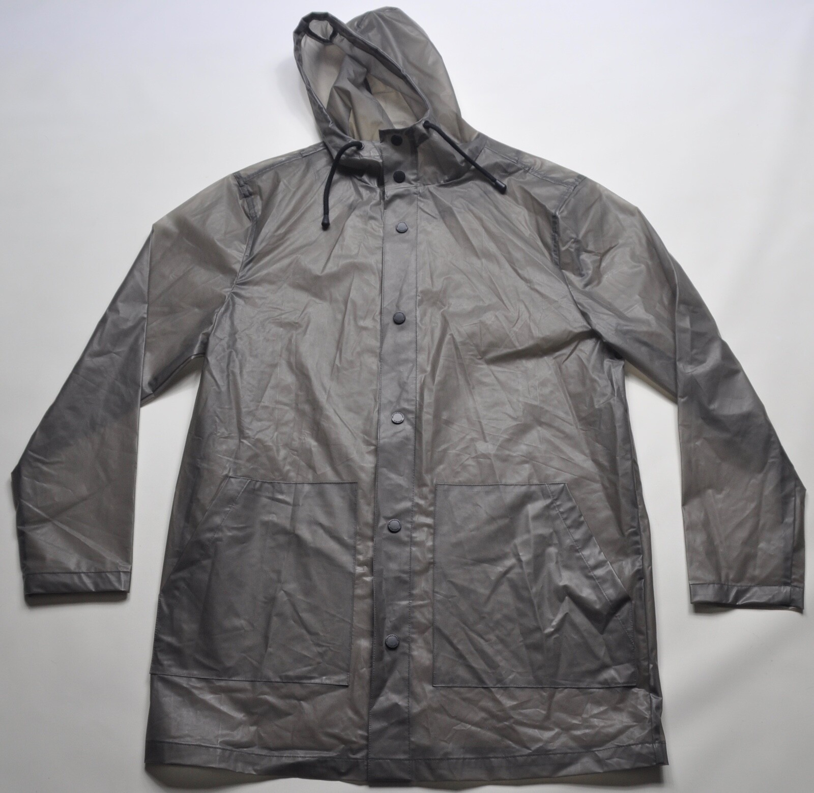 Weatherproof Vintage Rain Slicker Jacket Clear Size Large | eBay