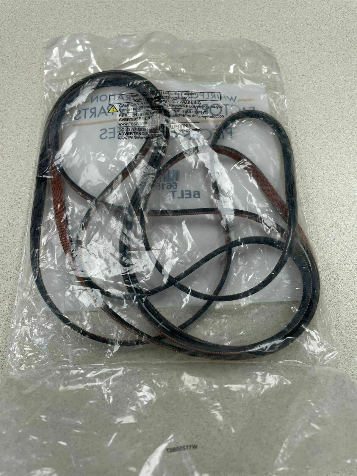 New Genuine OEM Whirlpool Dryer Drum Belt 661570V 661570 | eBay