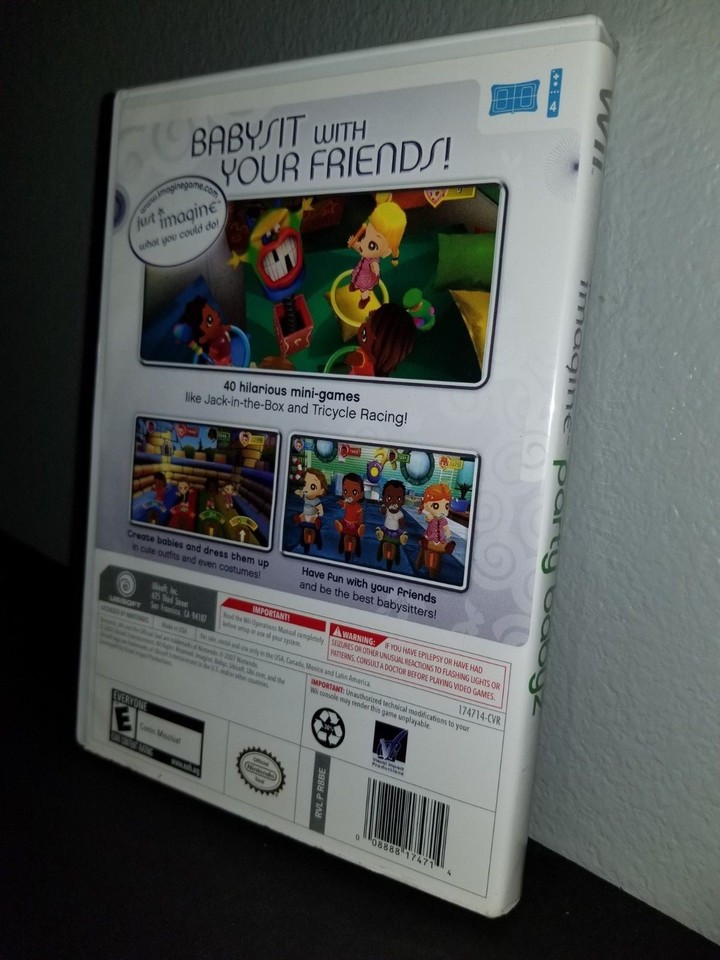 Imagine: Party Babyz Nintendo Wii CIB complete original case and manual ...