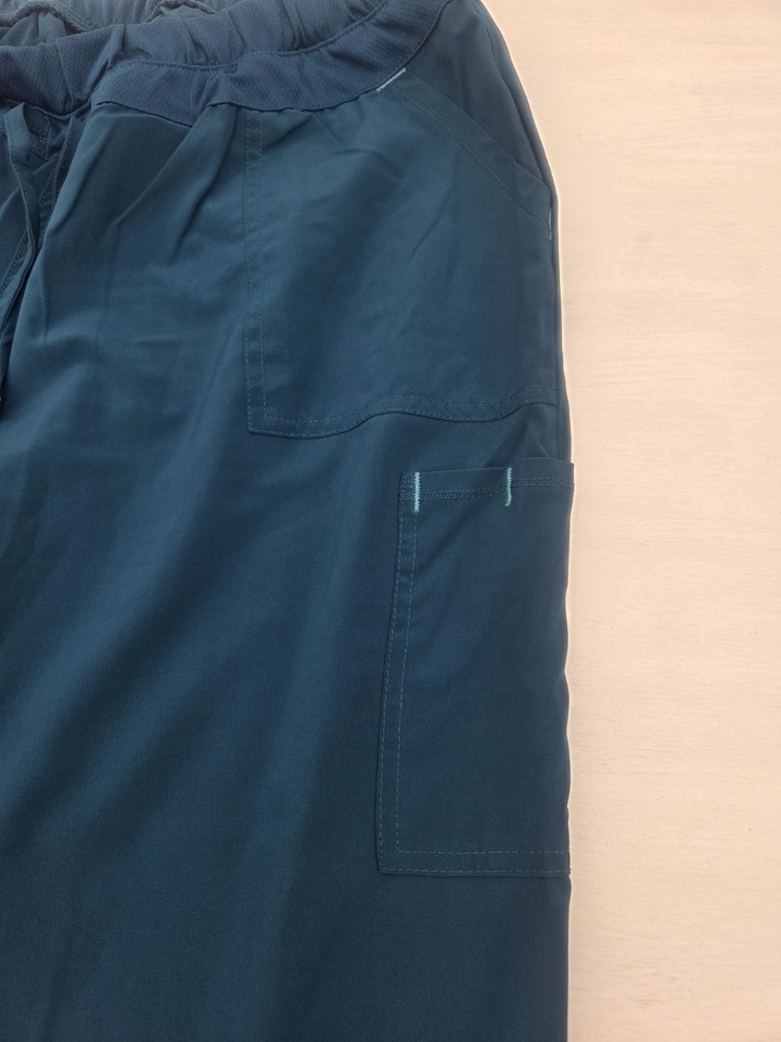Scrub Star Deep Slate Scrub Set Womens XL Top And Bottoms Medical Nurse ...