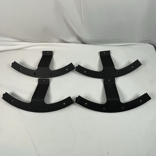 4 Rockstar RS3 Wheels Flat Black Custom Wheel Spoke Insert T116-20-3A ...