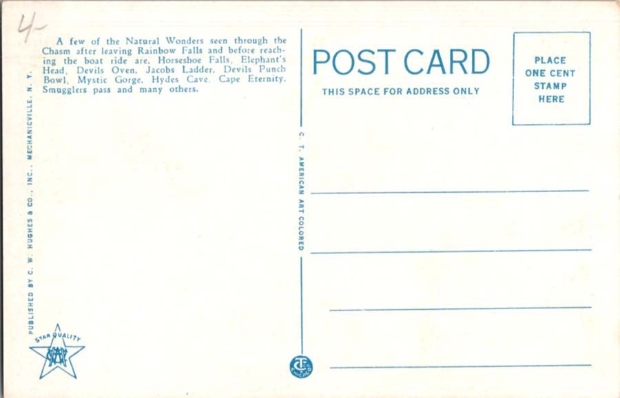 Ausable Chasm New York NY : BUILDING SCENE j/17 BA6284 | eBay