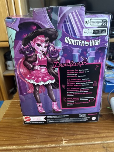 Monster High Draculaura CORE G3 REFRESH Fashion Doll w/Count Fabulous ...