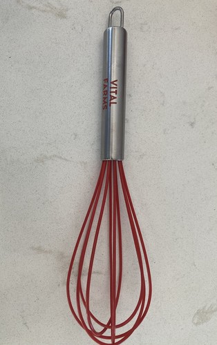 Vital Farms Manual Hand EGG BEATER, Stainless Steel, Silicone ...