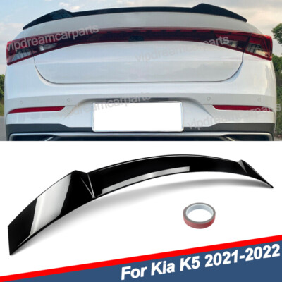 Rear Trunk Spoiler Factory Style Gloss Black Fit Kia K5 LX EX LXS 2021 ...