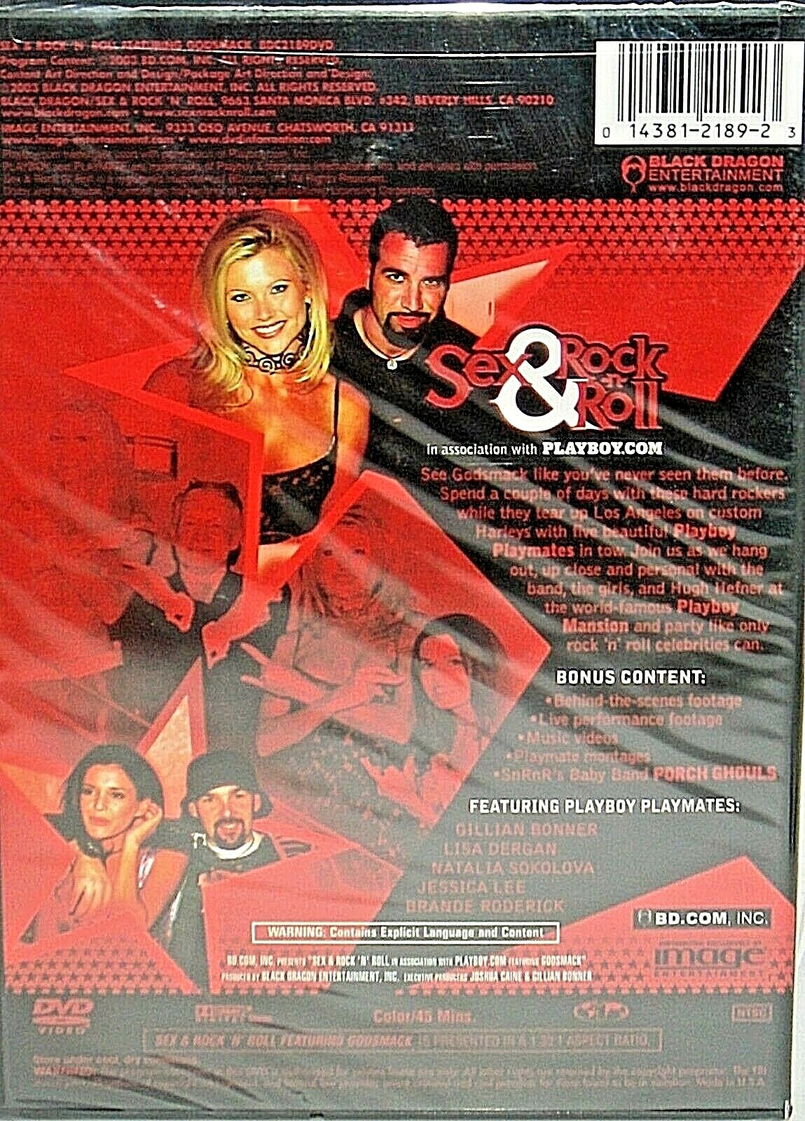 Godsmack, & ROCK N ROLL NEW! DVD, FREE SHIP, Playmates,CONCERT ...