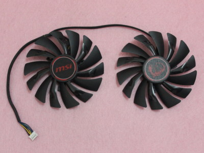 95mm MSI R9 390X 390 380 370 GAMING Dual Fan PLD10010S12HH 4Pin 12V 0 ...
