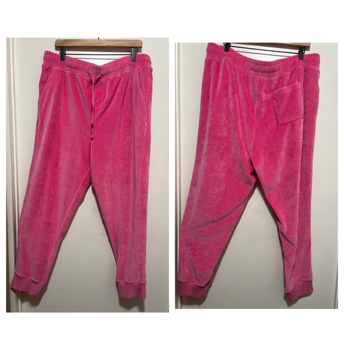 NEW CASLON Nordstrom Pink Velour Velvet Drawstring Stretch Jogger Sweat ...