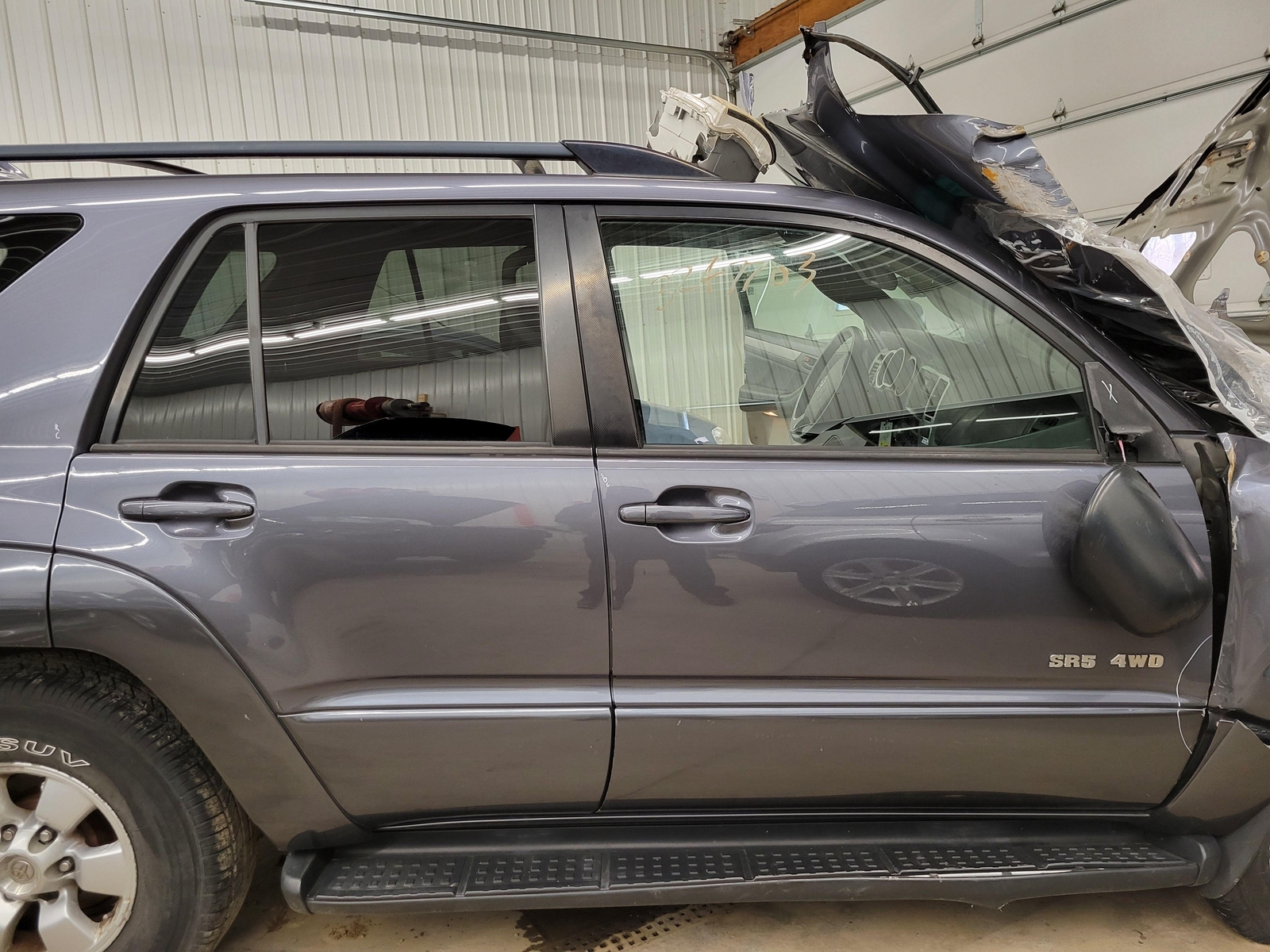 03-05 TOYOTA 4RUNNER PASSENGER RIGHT FRONT POWER DOOR ASSY DARK GRAY ...