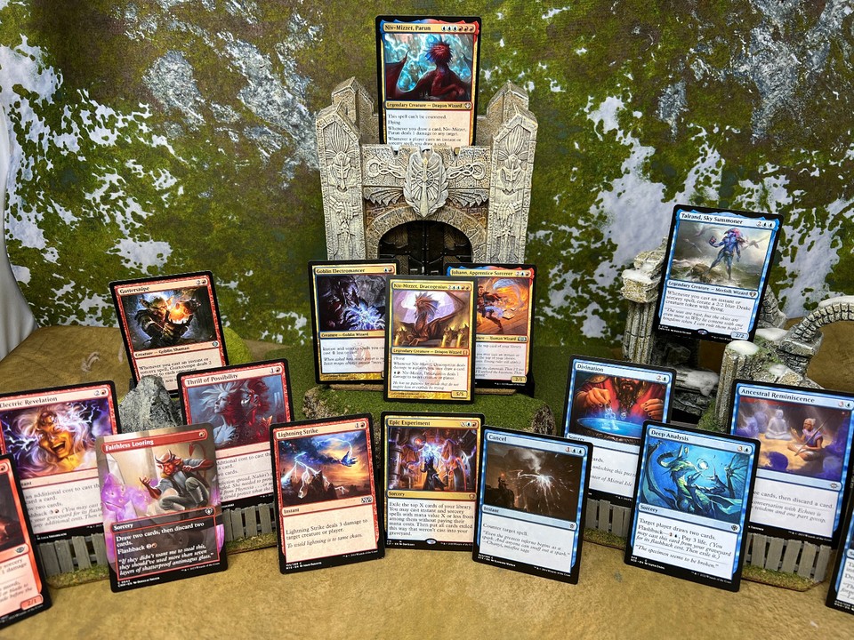 "Niv-Mizzet Parun" Red/Blue Spells & DMG Deck - Custom Commander Deck ...