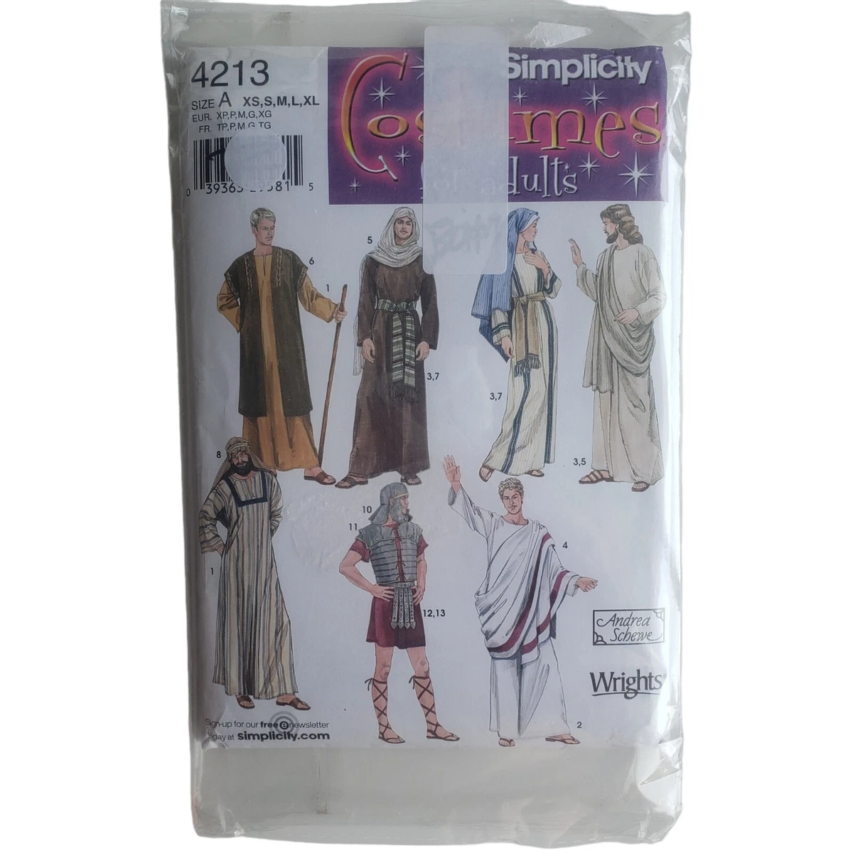 Roman Costume Patterns