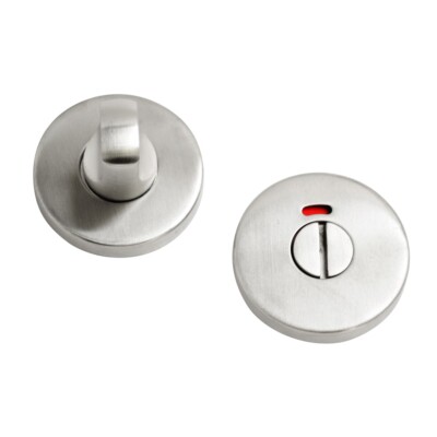 Bathroom Thumb Turn Lock with Emergency Release on Rose Stainless Steel ...