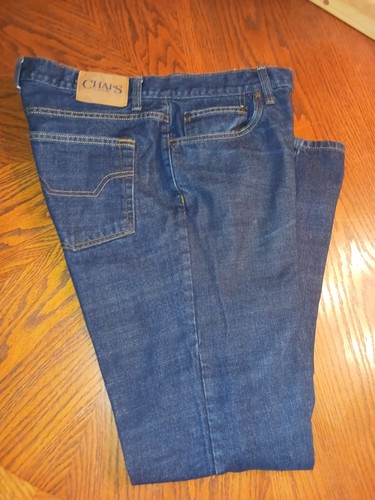 Men's Jeans CHAPS brand Slim Straight Fit 36/34 | eBay