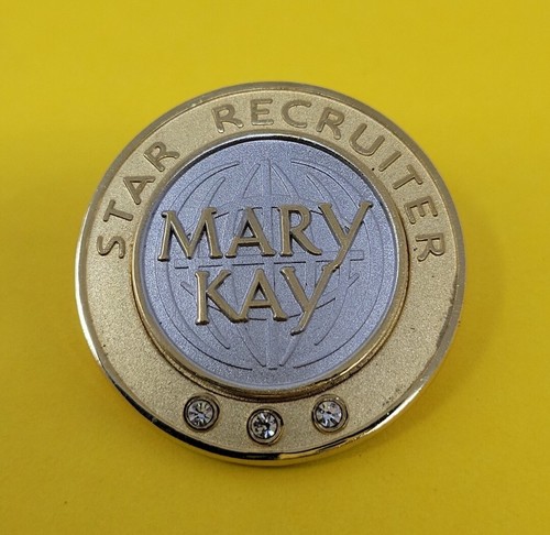 Vintage Mary Kay Star Recruiter Hat Lapel Pin Cosmetics Advertising ...