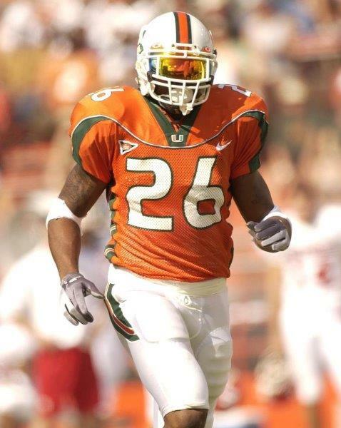 SEAN TAYLOR Miami Hurricanes Glossy 8 x 10 Photo Poster Man Cave | eBay