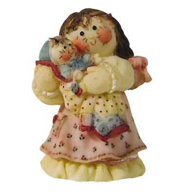 Enesco Cute as a Button Ragdoll Girl with Ragdoll Baby by Mary Rhyner ...