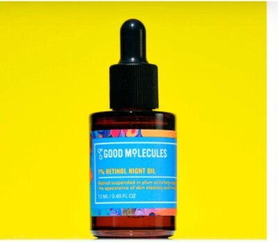Good Molecules 1% Retinol Night Oil with Plum Oil Full Size. 4oz, 12ML ...
