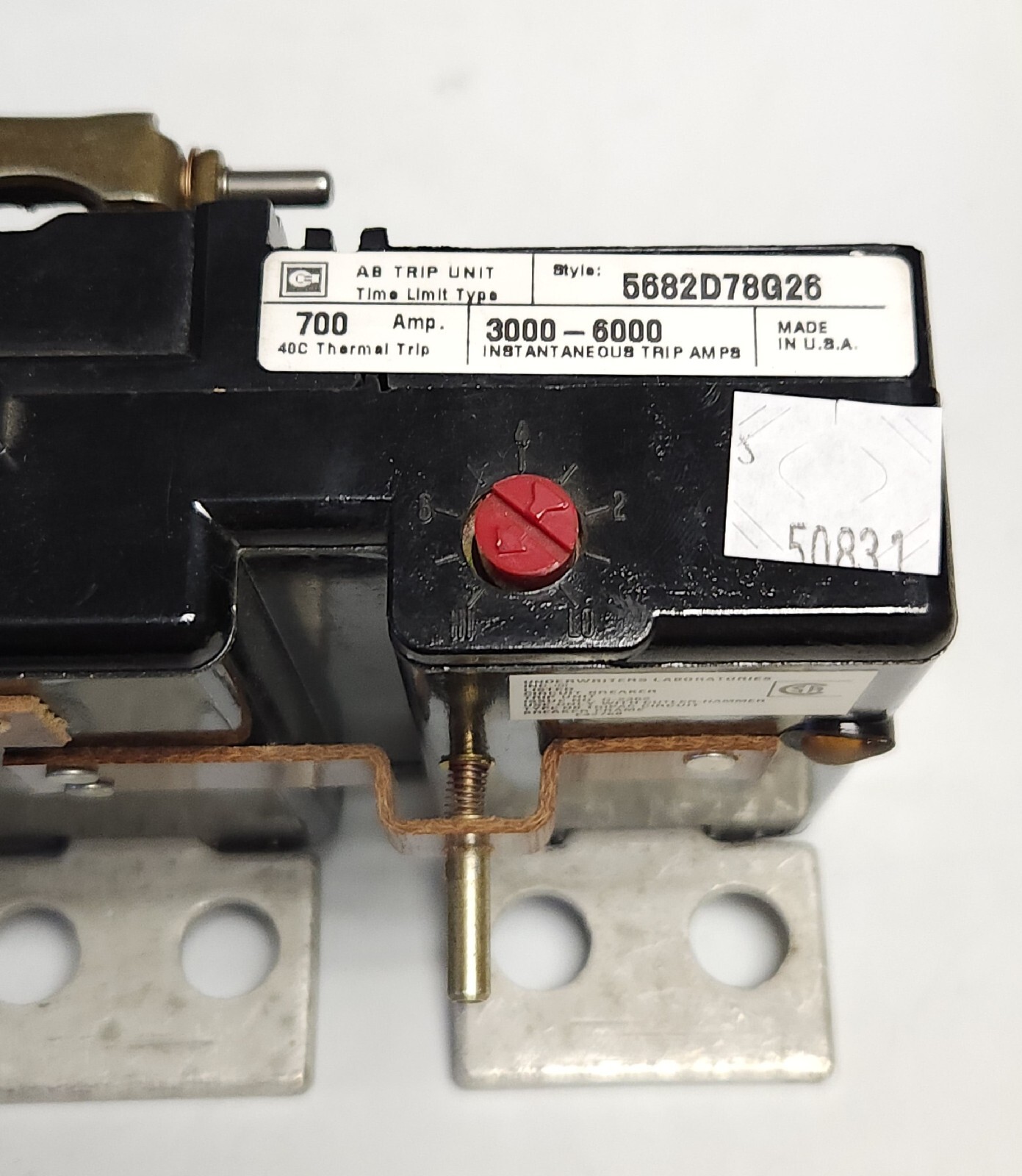 CUTLER HAMMER WESTINGHOUSE NB3700PT 700 AMP Type NB TRI PAC TRIP Unit ...