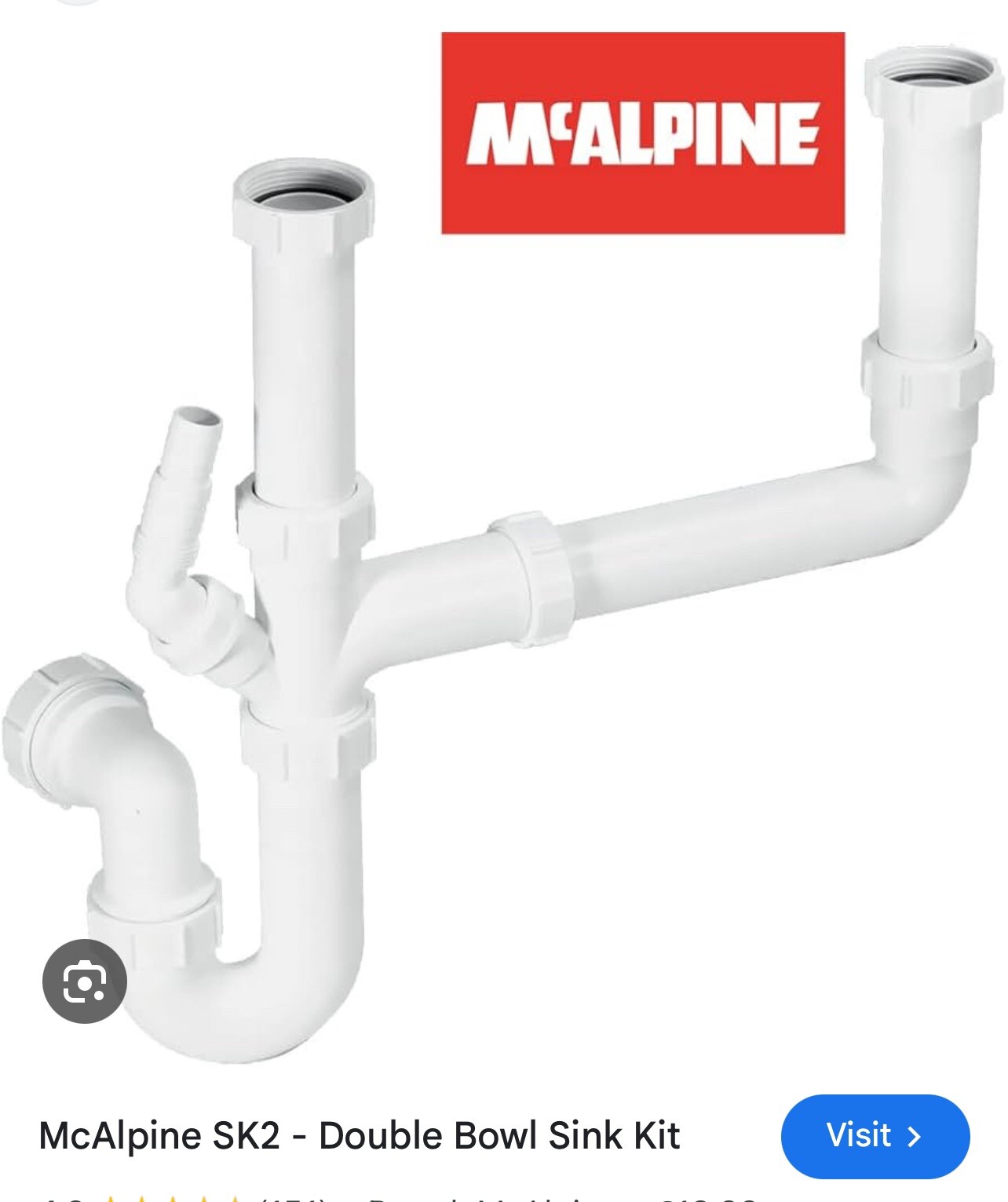 McAlpine SK2 Standard Double Bowl Kit - Inc VAT | eBay