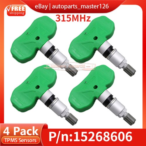 315MHz Pre-programmed TPMS Tire Sensor For GMC Corvette Impala SS ...