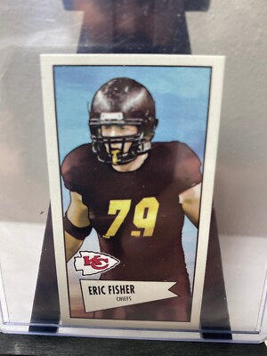 2014 Topps Mini Eric Fisher Rookie Card Kansas City Chiefs | eBay