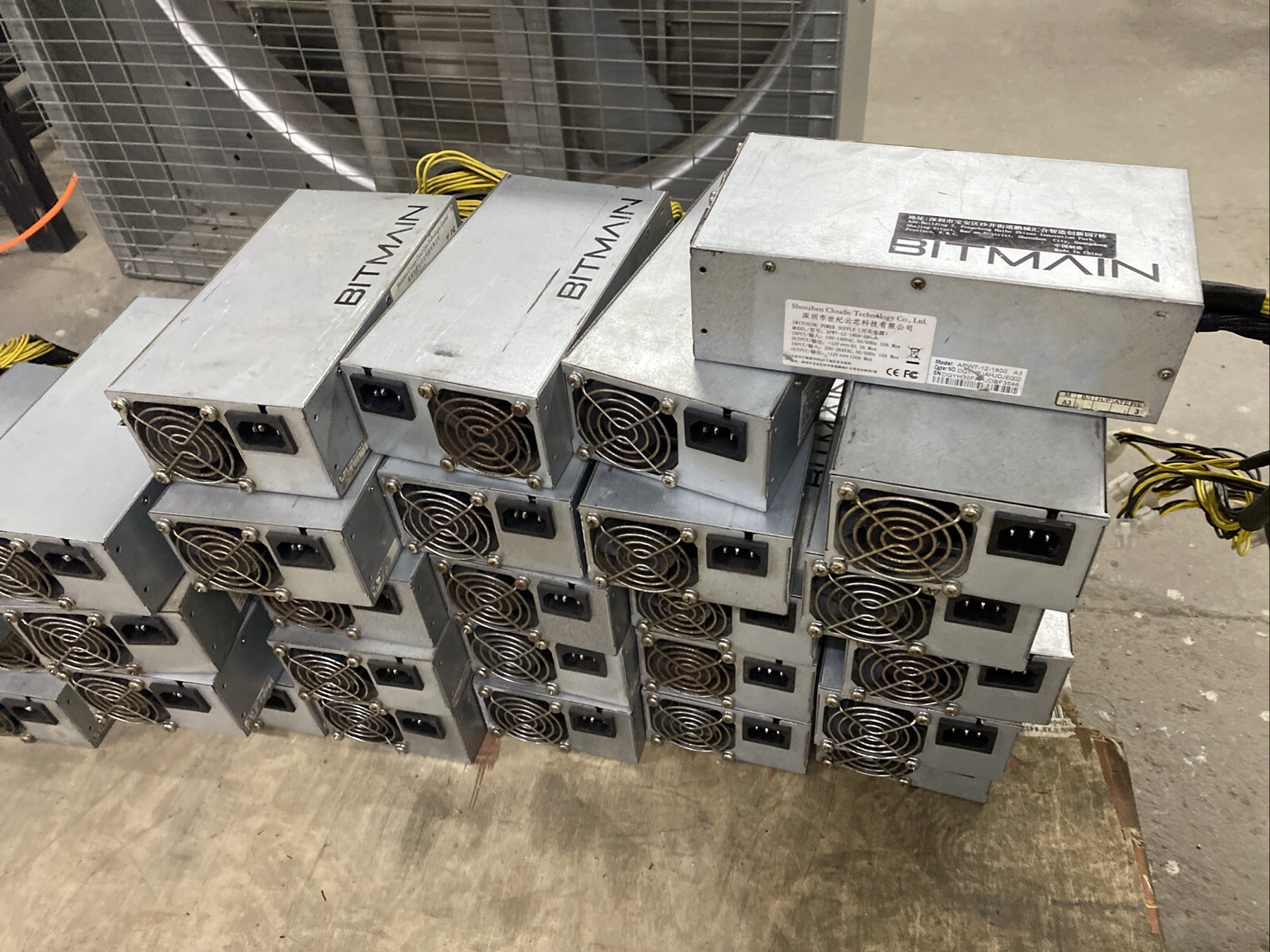 Bitmain APW7 Power Supply 100-264V 1800W Mining PSU Bitcoin BTC Crypto ...