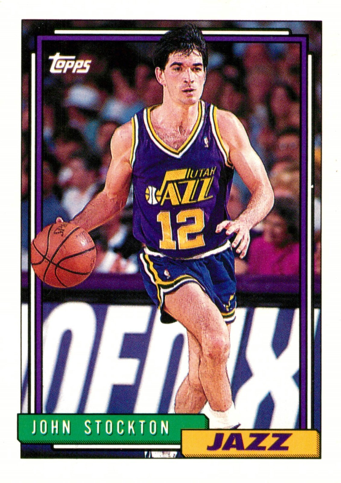 1993 UTAH JAZZ NBA Card JOHN STOCKTON Topps | eBay Australia