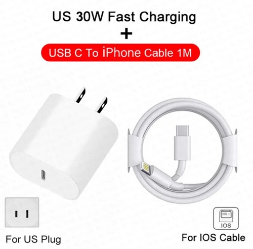 FAST 30w usb-c power adapter and cord for Apple Products | eBay