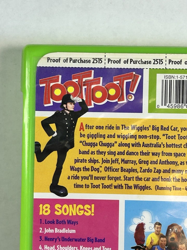 The Wiggles - Toot Toot (VHS Tape, 2001) 18 Fun Songs! | eBay