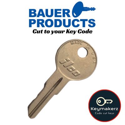 Bauer / Leer T-Handle Keys Truck Cap RV Camper key Cut to Your Code ...