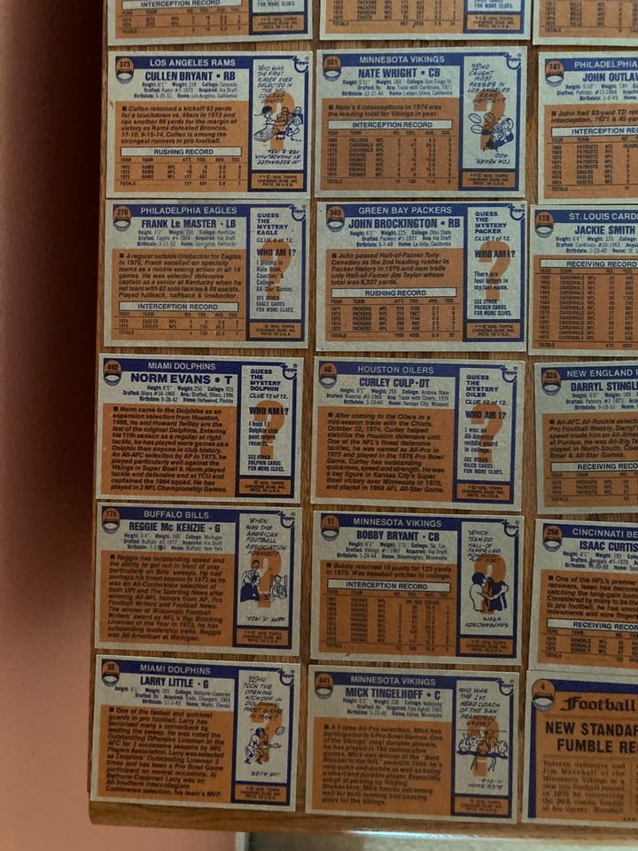 1976 Topps Football Card Lot x50 | eBay