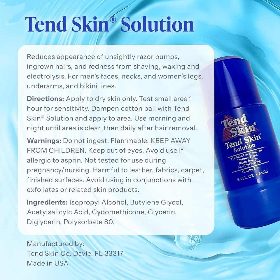 Exfoliating Razor Bump Solution with Roll-On Applicator - 2.5 Oz for ...