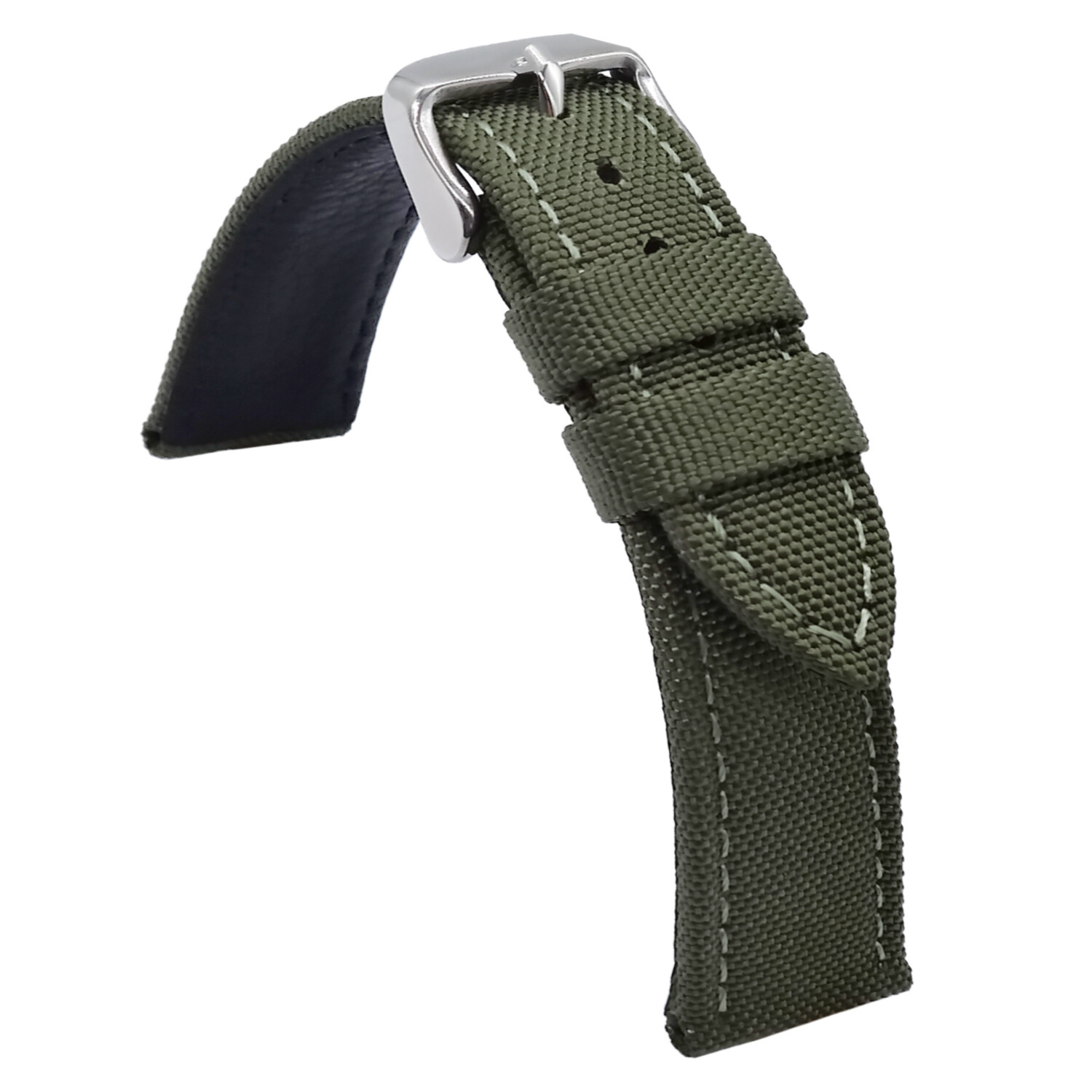 18mm 20mm 22mm 23mm 24mm Leather Canvas Nylon Watch Strap Swiss-Army ...