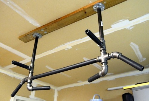 Multi Functional Pull Up Bar Made From Industrial Pipe and Pipe ...
