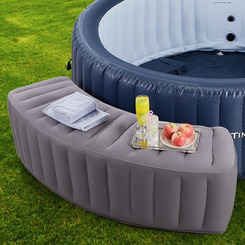 Inflatable Spa Surround Bench Hot Tub Step Spa Side Table Outdoor ...