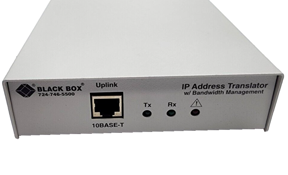 BLACK BOX LR0051AE IP ADDRESS TRANSLATOR w/BANDWIDTH MANAGEMENT *C3 | eBay