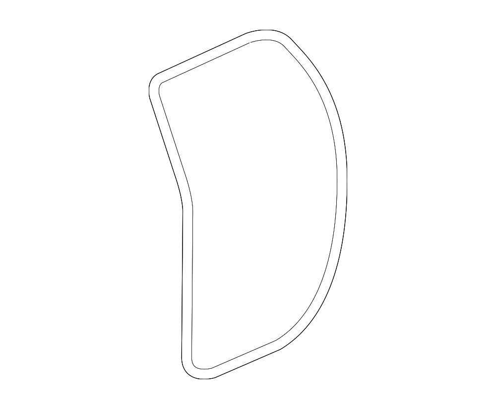 Genuine GM 20816941 Rear Door Weather Stripping Enclave Traverse Acadia ...