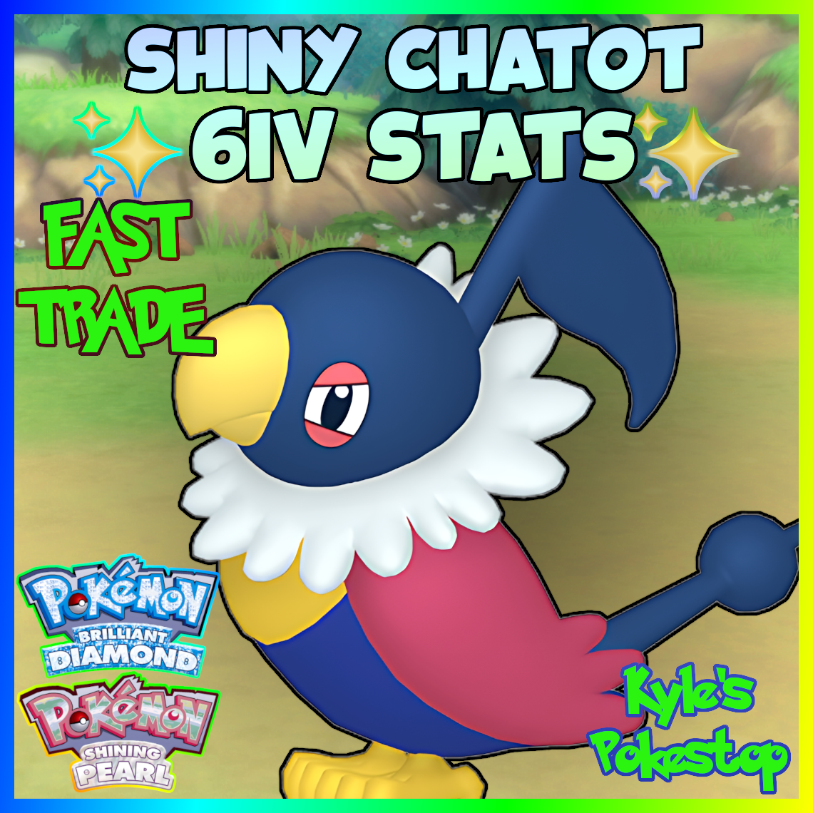 Chatot Pokemon Brilliant Diamond