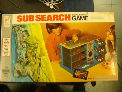 SUB SEARCH board game 1973 Milton Bradley | eBay
