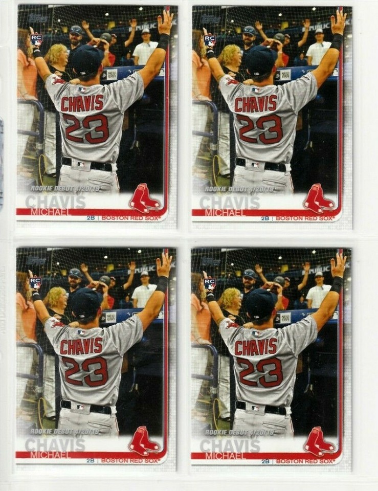 Michael Chavis 2019 10 Card Lot Topps Foil Holiday RC Rookie Debut | eBay