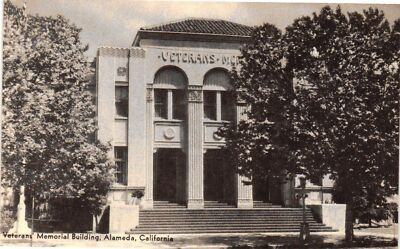 Vintage Postcard- VETERANS' MEMORIAL BUILDING, ALAMEDA, CA. 1960s | eBay