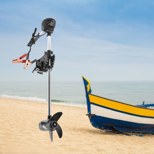 60lbs Thrust Electric Trolling Motor Boat Motor Propeller Large Led ...