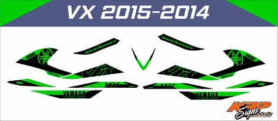YAMAHA WAVERUNNER VX 2012-2014 Graphics / Decal / Sticker Kit CUSTOM ...