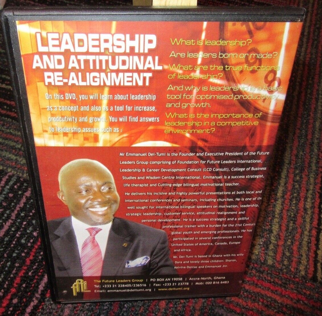LEADERSHIP & ATTITUDINAL RE-ALIGNMENT DVD, EMMANUEL DEI-TUMI ...