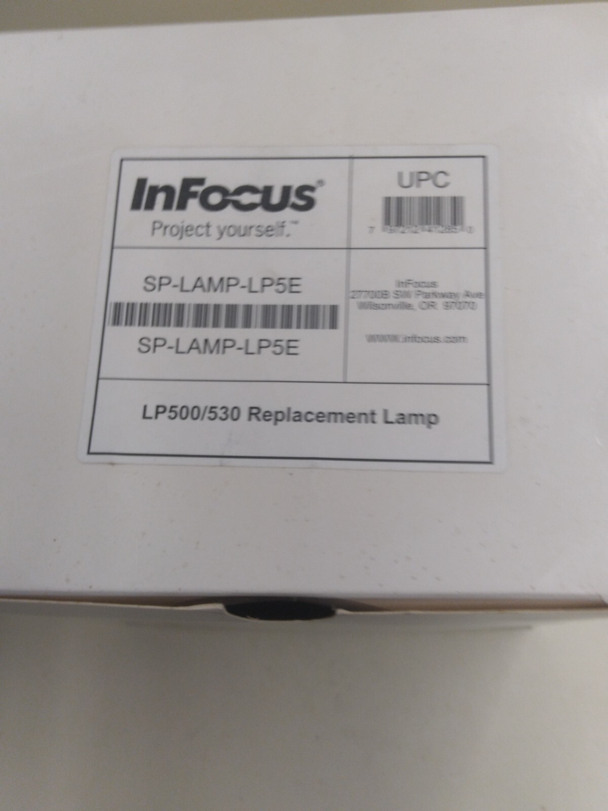 InFocus (SP-LAMP-LP5E) Projector Lamp for LP500, LP530 for sale online ...