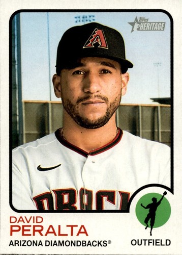 2022 Topps Heritage David Peralta Arizona Diamondbacks #255 | eBay
